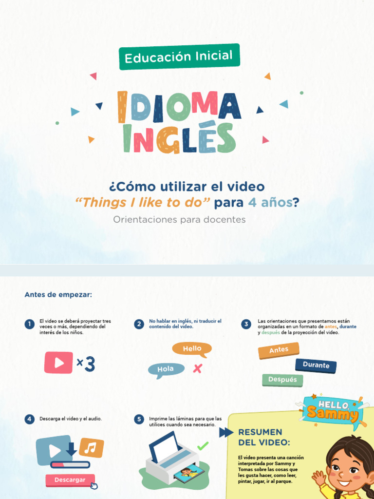 04 Orientaciones 1 4 Anios Things i Like to Do | PDF