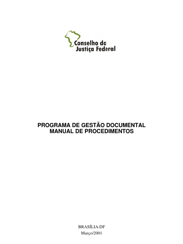 Manual de Procedimentos | PDF Manual de Procedimentos | PDF