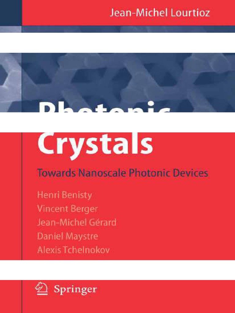 Photonic Crystals (Towards Nanoscale Photonic Devices) (2nd Edition ...