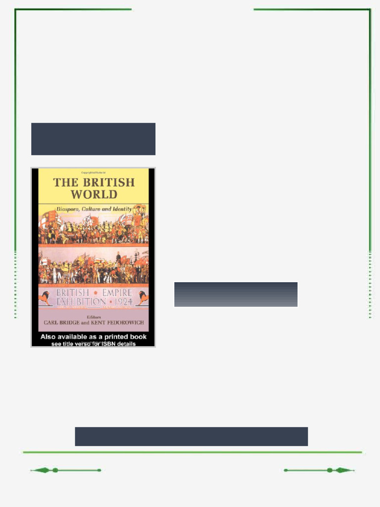 The British World Diaspora Culture and Identity Carl Bridge ebook fast ...