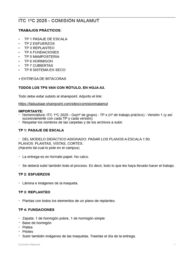 Wgd - Itc - Comisión Malamut - Entrega Final | PDF | Albañilería | Techo
