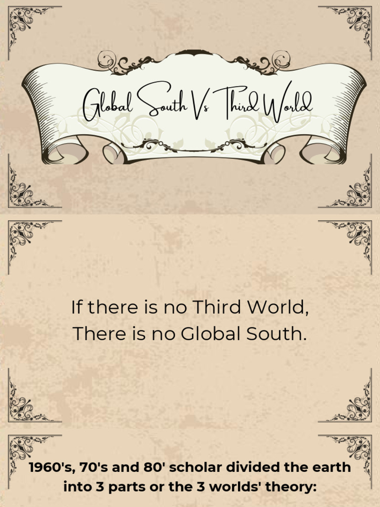 Global South vs. Third World Analysis | PDF | Third World | Economies