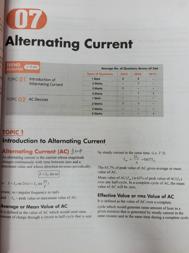 Understanding Alternating Current Concepts | PDF | Capacitor ...