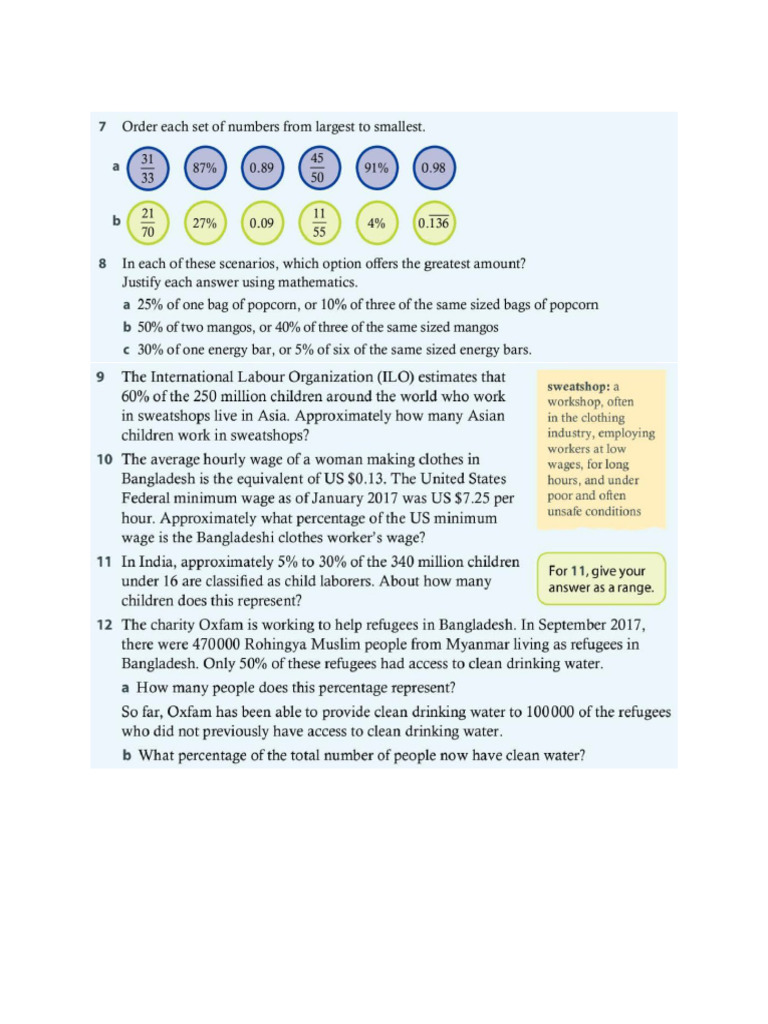Worksheet 1 | PDF