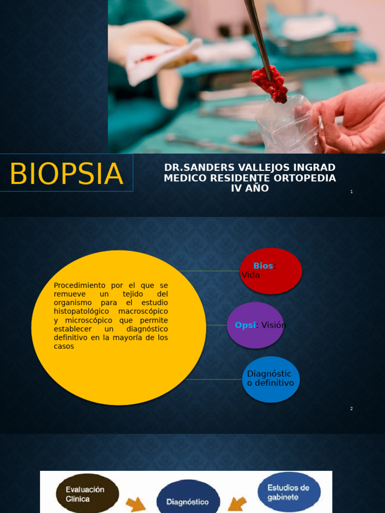 Tipos y Procedimientos de Biopsia Médica | PDF | Biopsia | Neoplasias