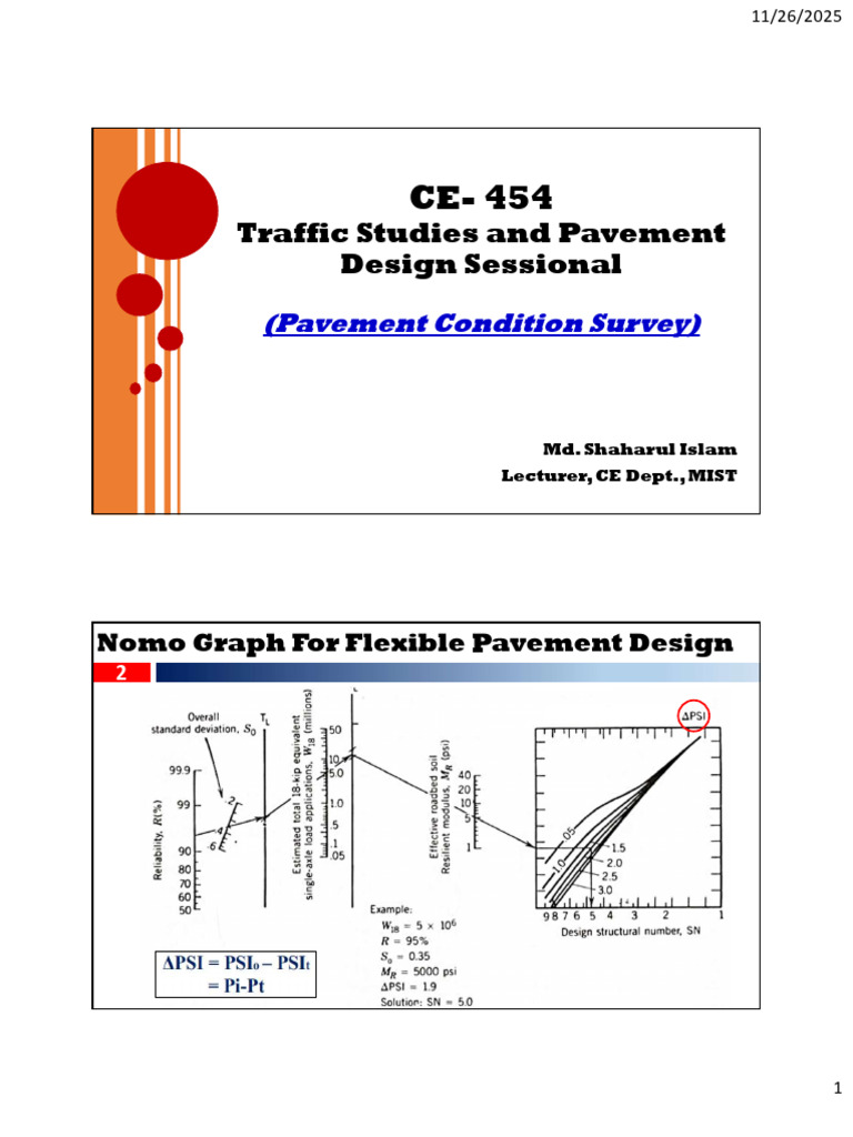 Pavement Condition Survey and Analysis | PDF | Road | Road Surface