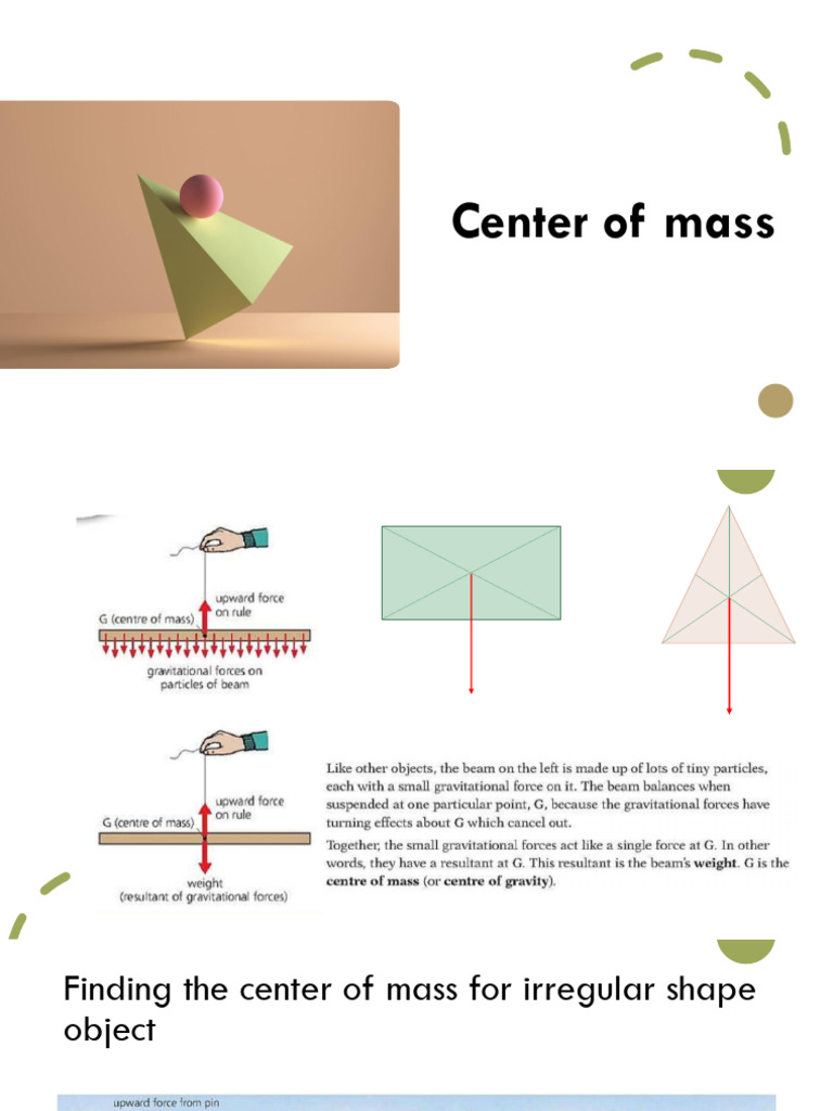 Center of Mass and Object Stability | PDF