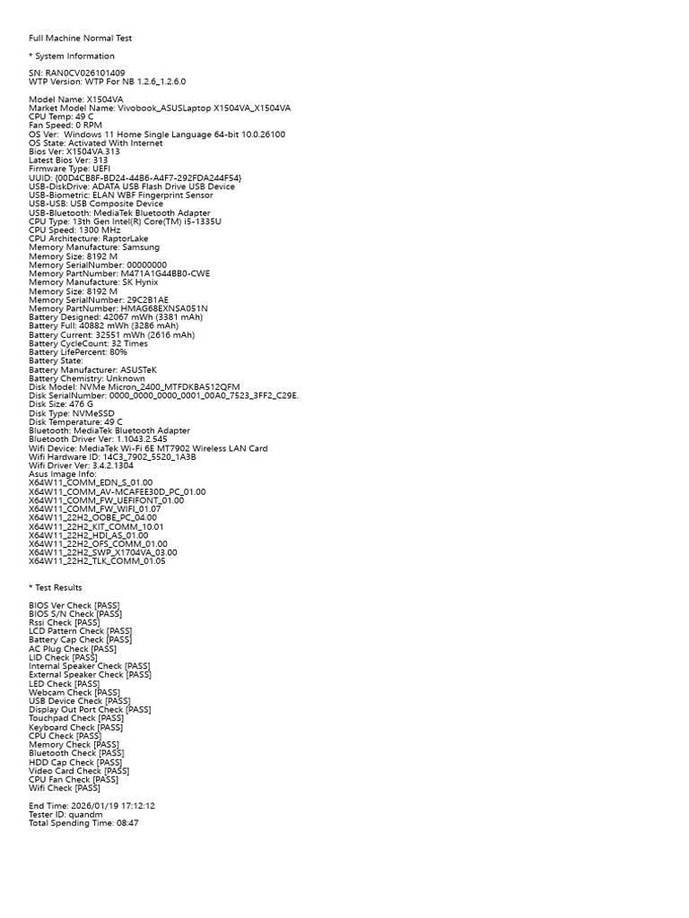 Ran 0 Cv 026101409 | PDF