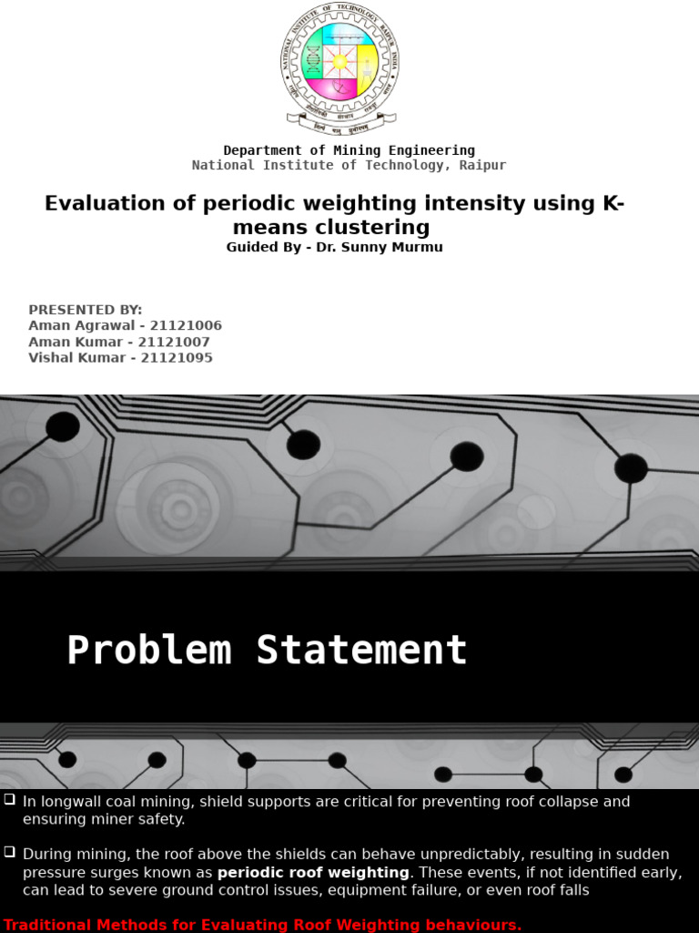 Final Major Project Presentation[1] | PDF | Cluster Analysis | Coal Mining