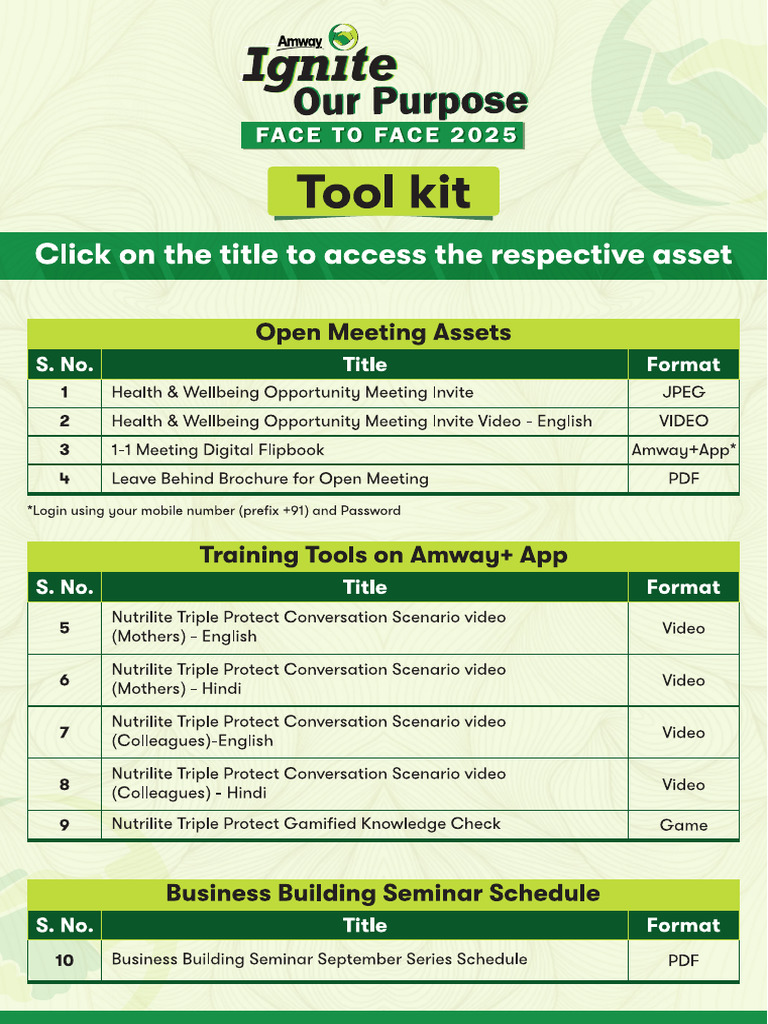 Partnering for Growth Face to Face Toolkit | PDF