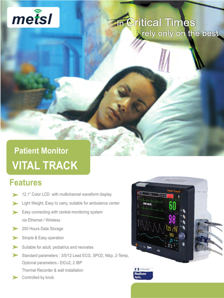 Advanced Patient Monitor Specifications | PDF | Electrocardiography