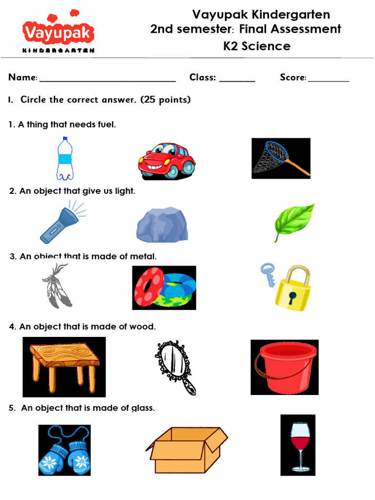 Science 2nd Term Final Test (Autosaved) | PDF