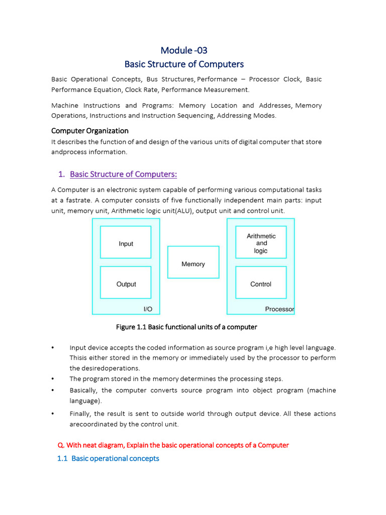 Module3. Notes.ddco.Ai&Ml | PDF | Central Processing Unit | Computer ...