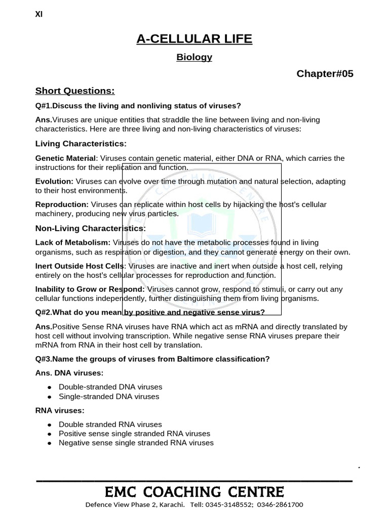 Understanding Viruses: Characteristics & Life Cycles | PDF | Hiv | Virus