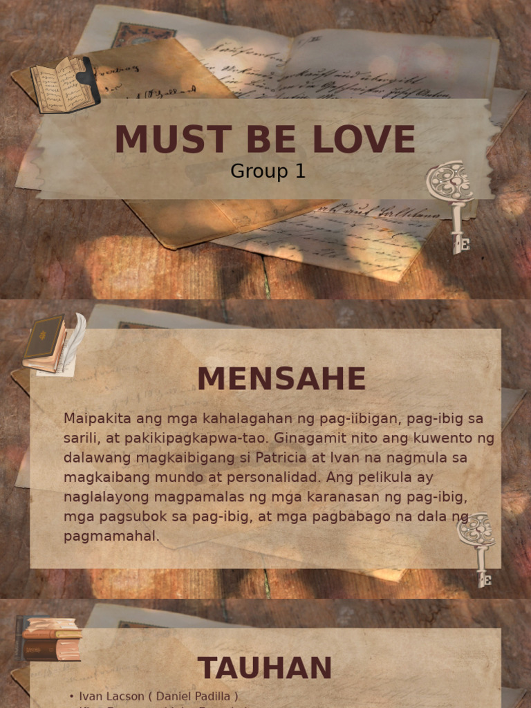 Group 1 Must Be Love | PDF