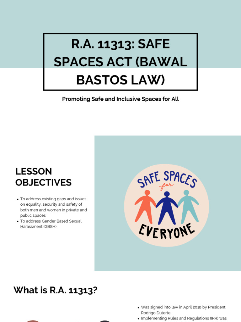 Safe Spaces Act | PDF