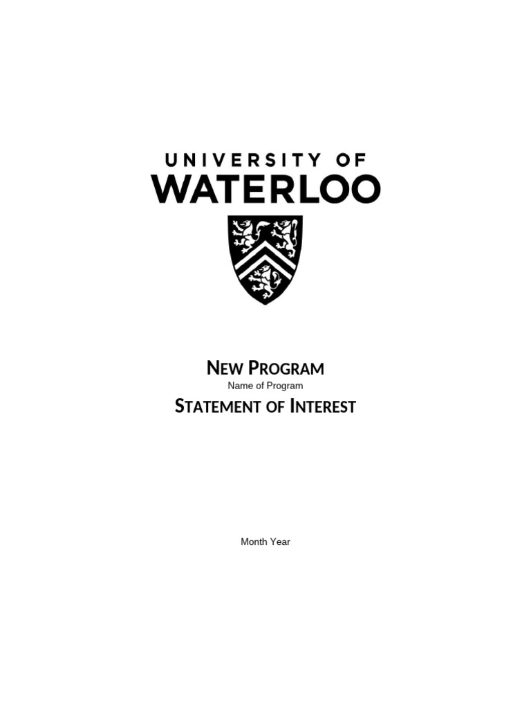 New Program Statement of Interest Guide | PDF | Postgraduate Education ...