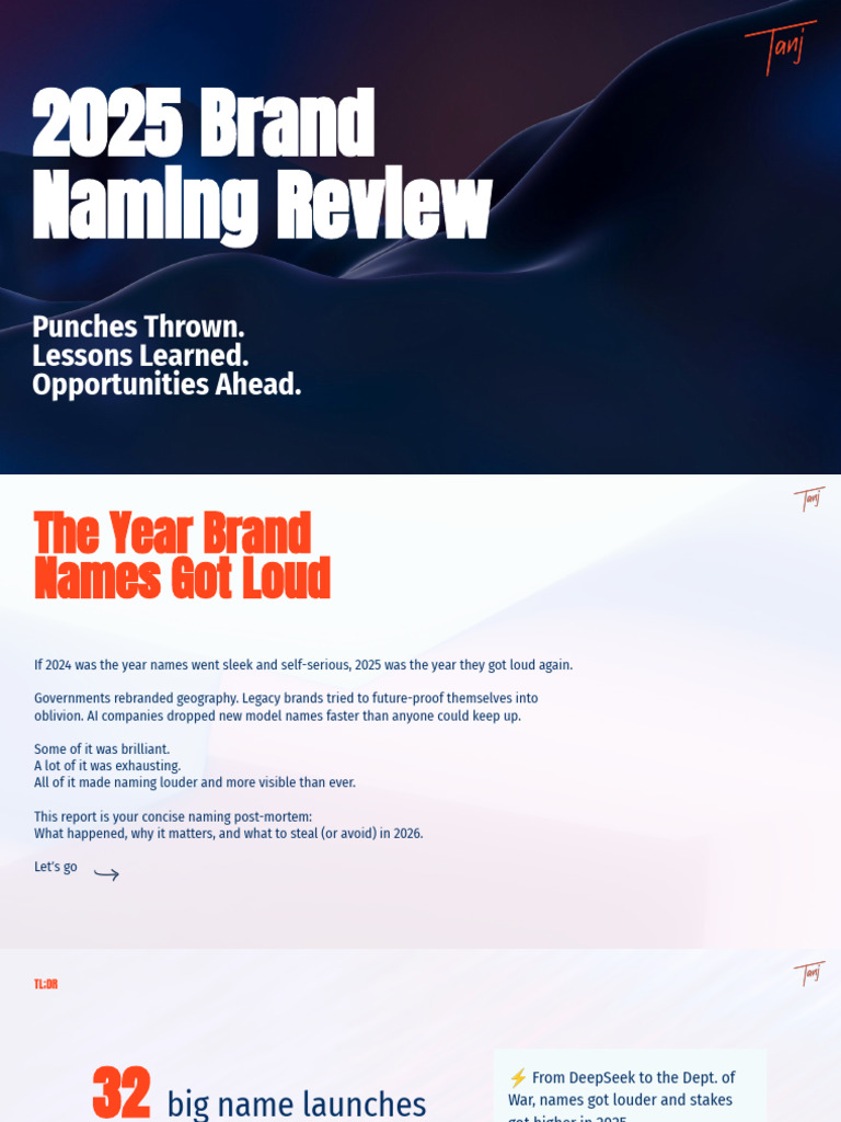2025 Brand Naming Review | PDF