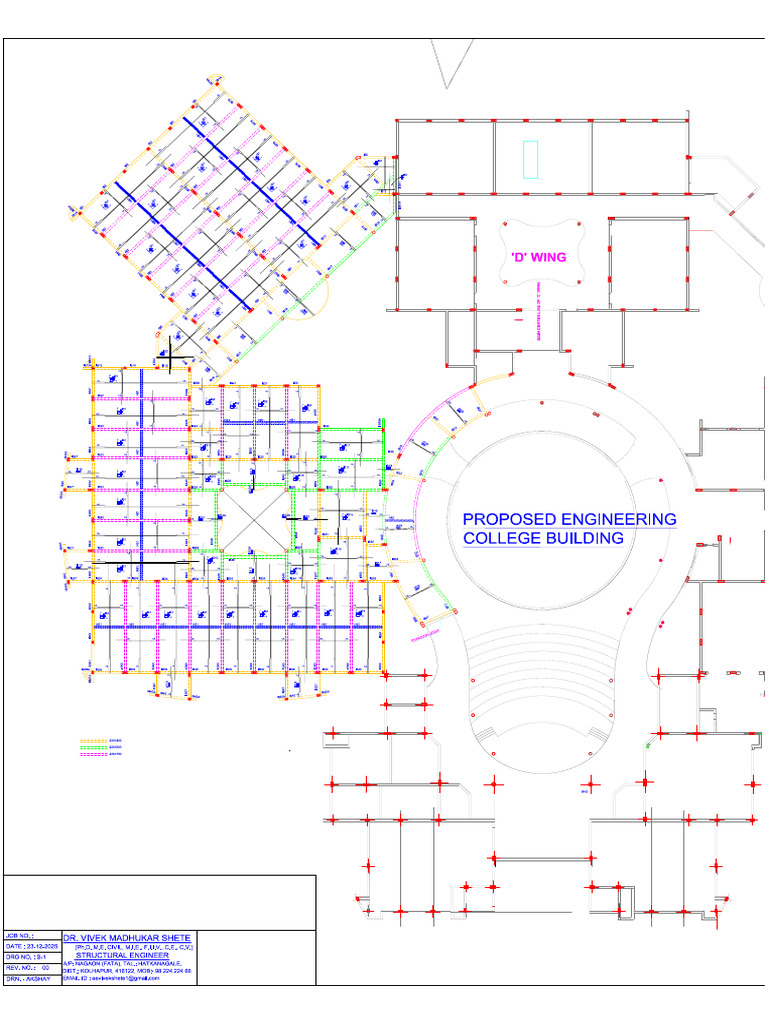25201- Rcc Key Plan - College | PDF