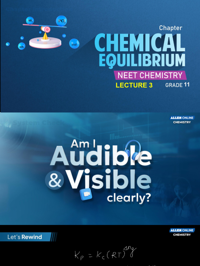 548) Chemical Equilibrium 03 01 | PDF