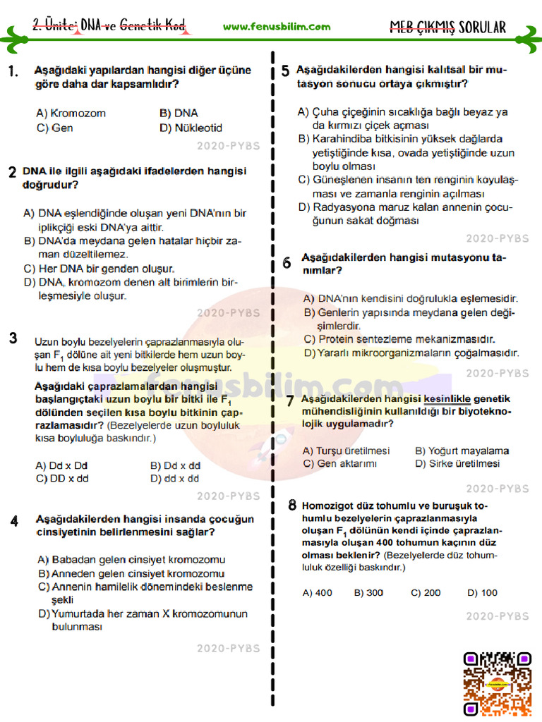 Genetik Kod 5 | PDF
