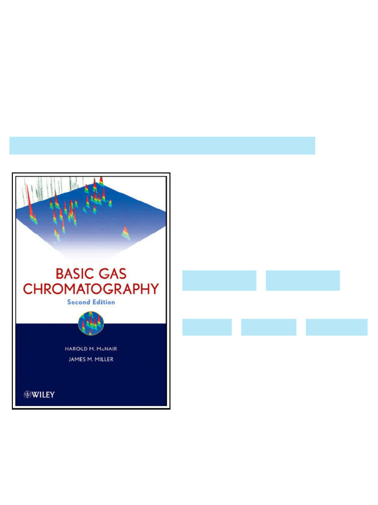 Basic Gas Chromatography Second Edition Harold M. Mcnair digital ...