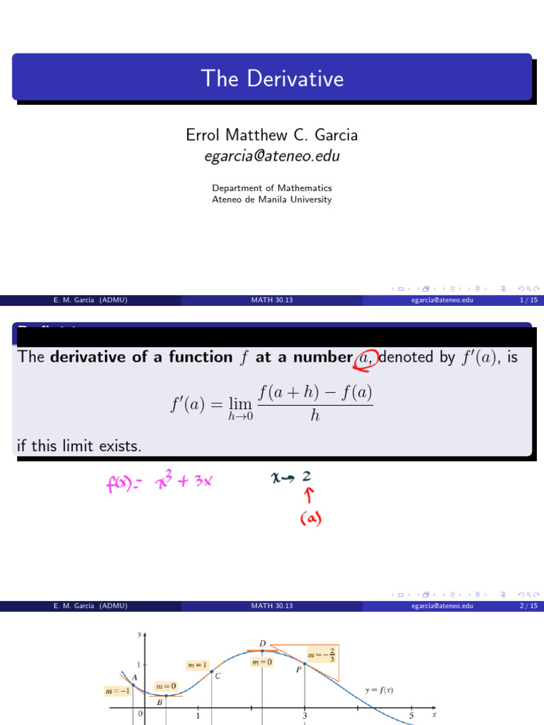 MATH30_13_M2_1_The_Derivative_250921_093523 | PDF | Derivative ...