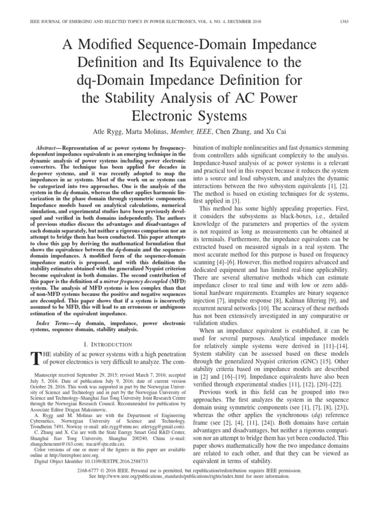 Rygg 等 - 2016 - A Modified Sequence-Domain Impedance Definition and Its ...