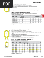 Master Link Sizes and Specifications | PDF