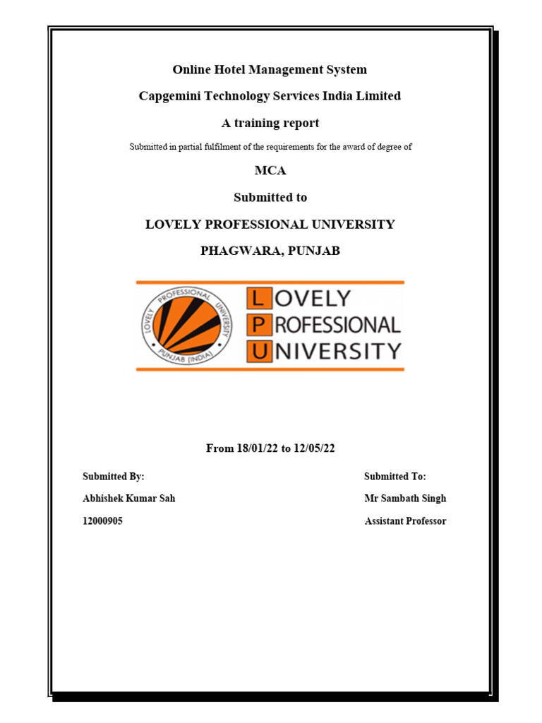 12000905_HMS_Report | PDF | Spring Framework | Java (Programming Language)