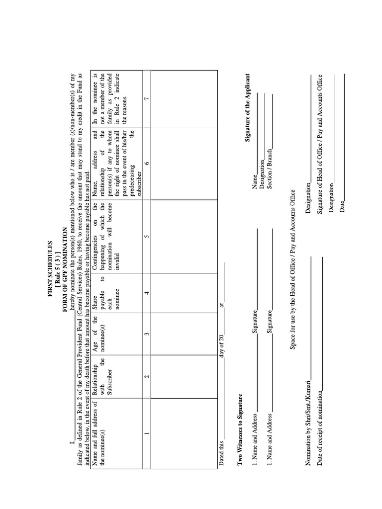 GPF Nomination Form | PDF