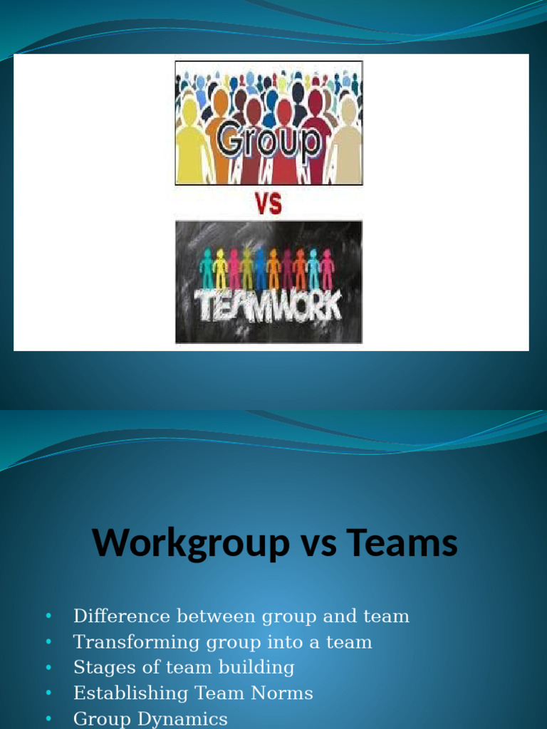 Group Vs Teams | PDF