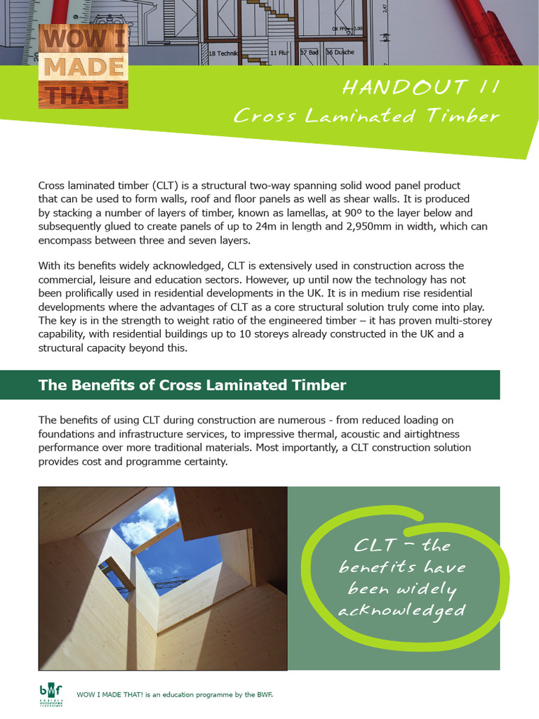 Cross Laminated Timber | PDF
