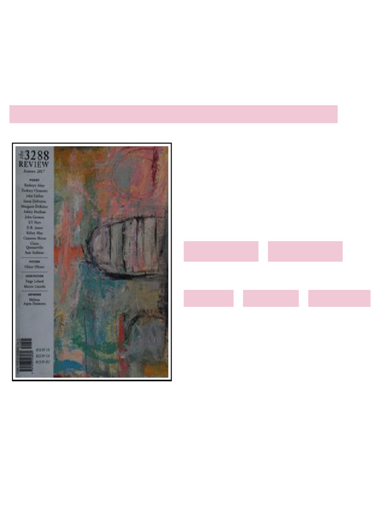 3288 REVIEW : volume 3, issue 1 ebook long form ebook 2026 | PDF