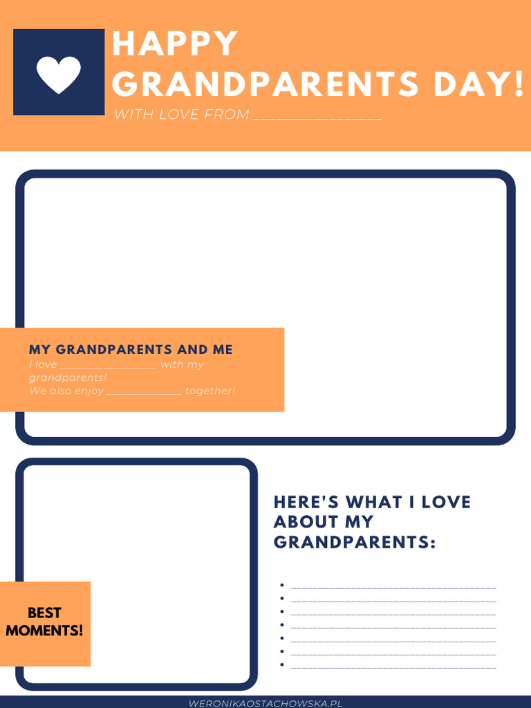 Grandparents Day Worksheets | PDF | Grandparent | Family