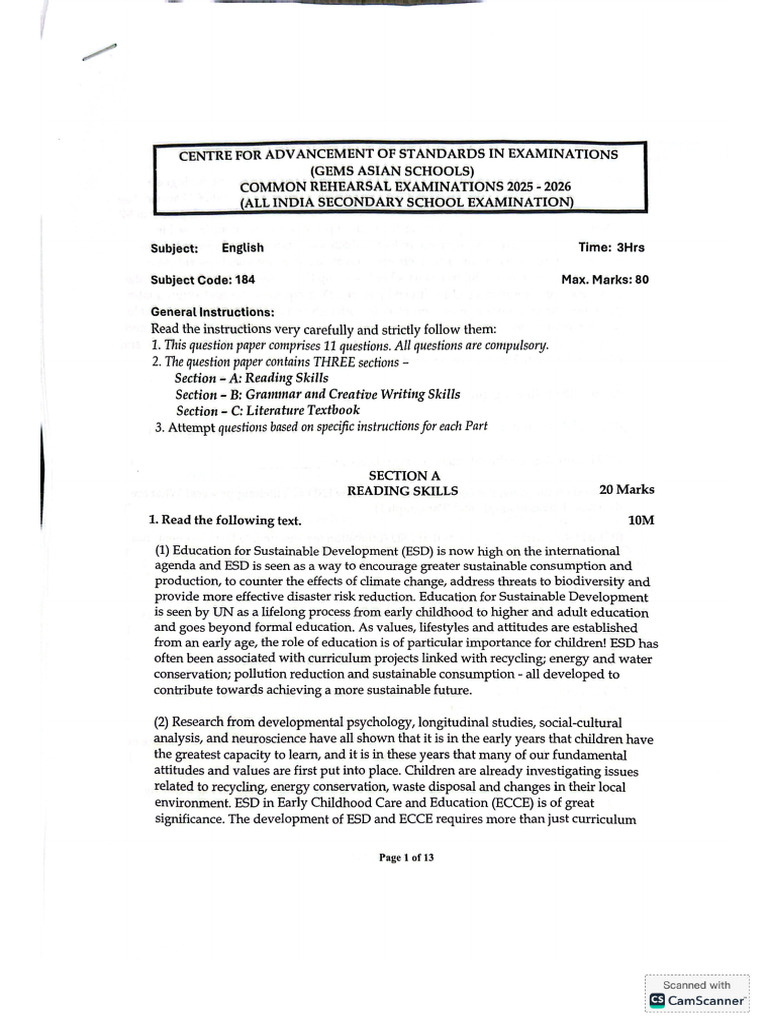 English Case Exam | PDF