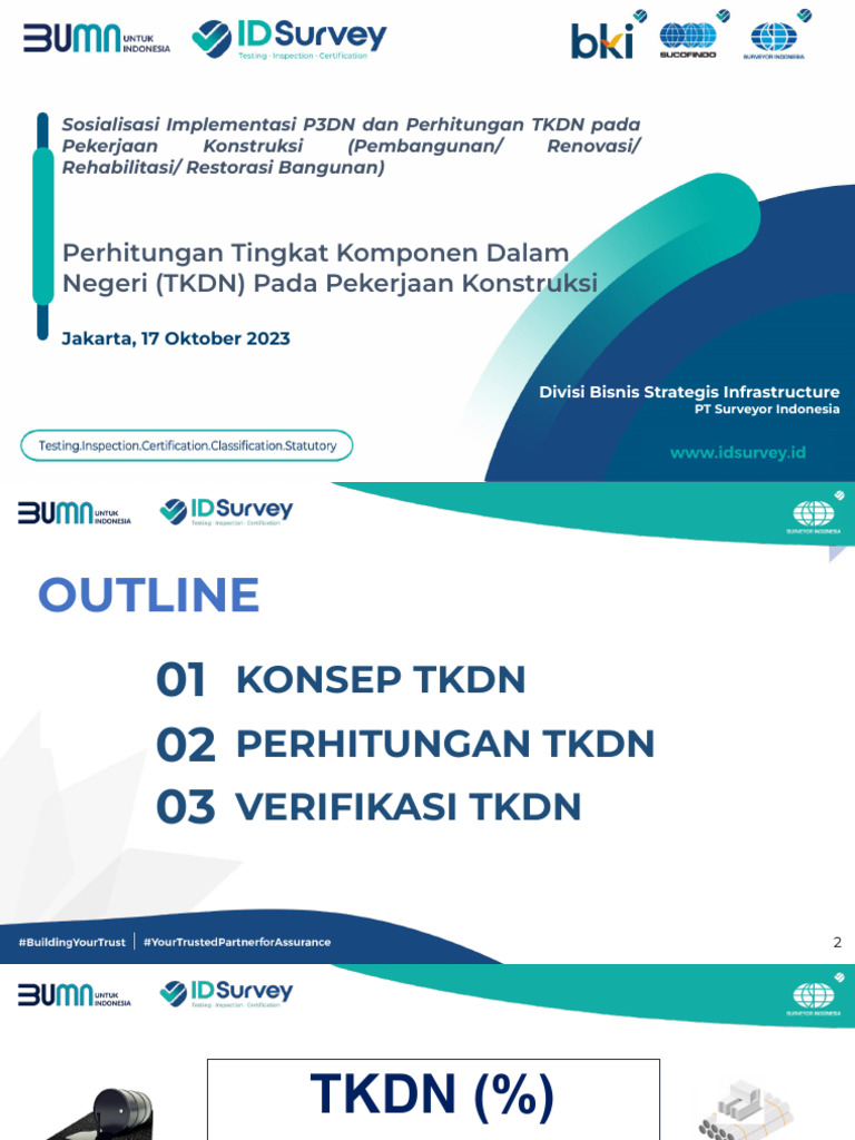 Perhitungan TKDN Pada Pekerjaan Konstruksi | PDF