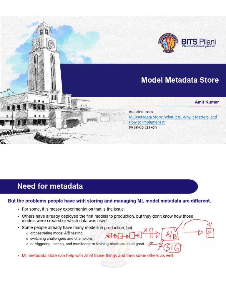 Understanding ML Metadata Stores | PDF | Machine Learning | Metadata