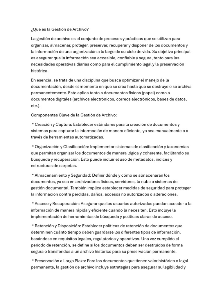 Gestion Documental | PDF | Gestión de registros | La seguridad informática