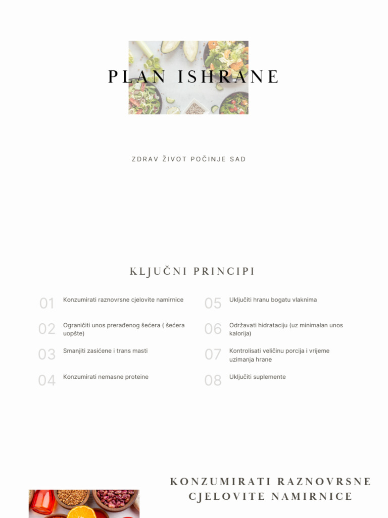 Plan Ishrane | PDF
