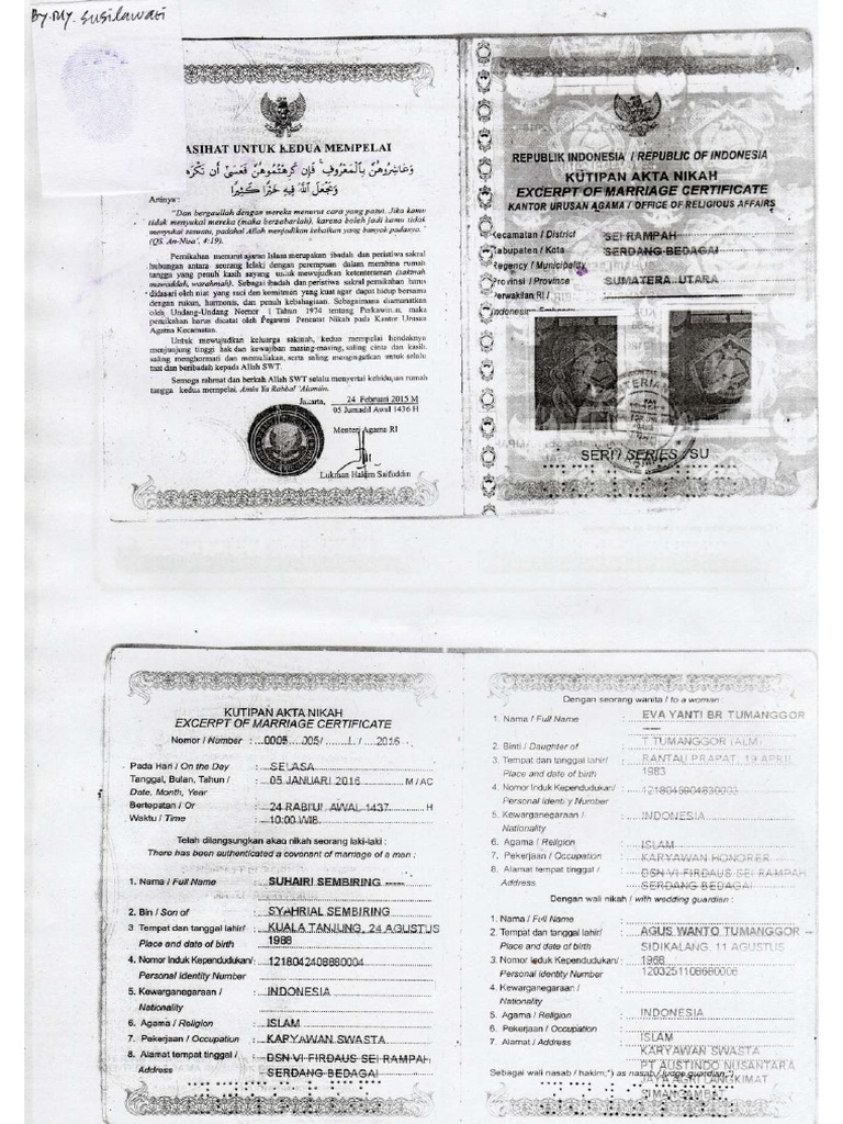 Buku Nikah | PDF