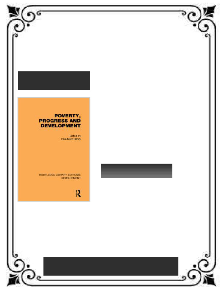 Poverty Progress and Development 1st Edition Paul-Marc Henry ebook ...