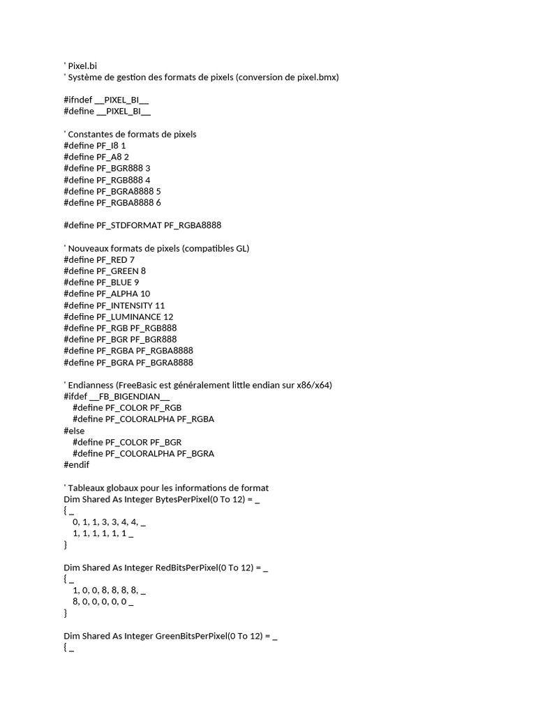 Pixel | PDF | Integer (Computer Science) | Computing
