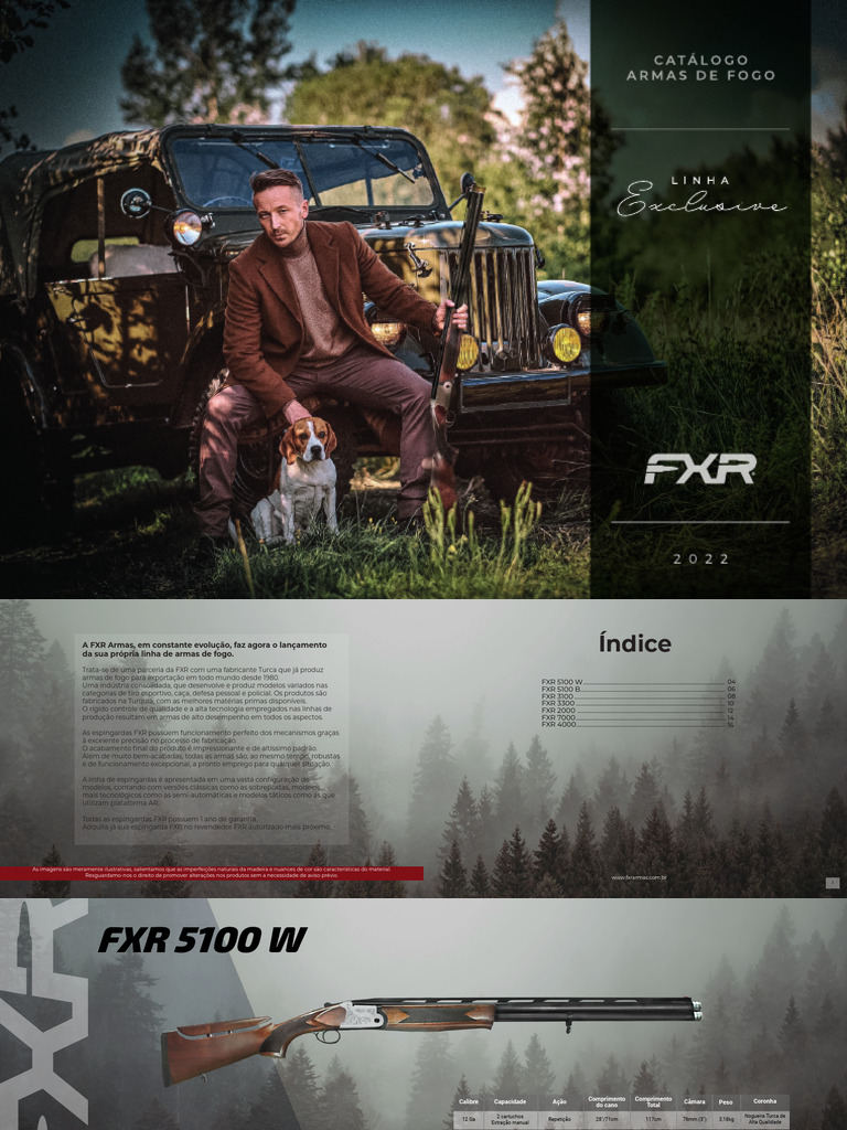 Catalogo Fxr Fogo 18-10-2022 FINAL | PDF | Armas de fogo | Munição