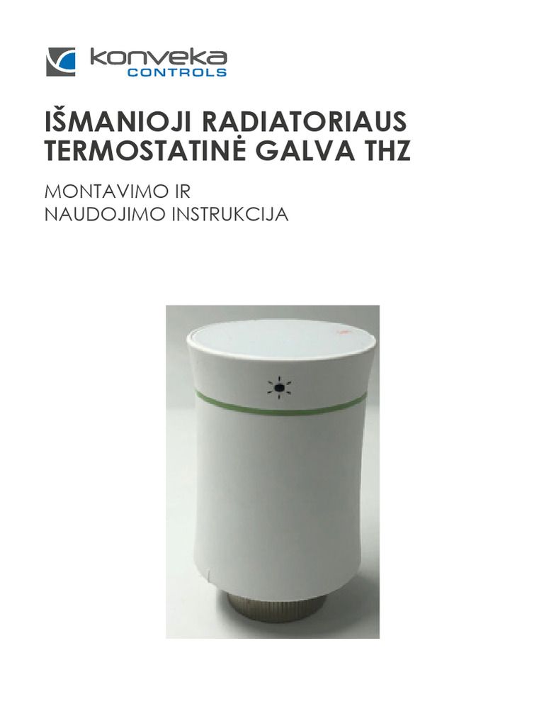 naudotojo-instrukcija-termostatine-galva-thz | PDF