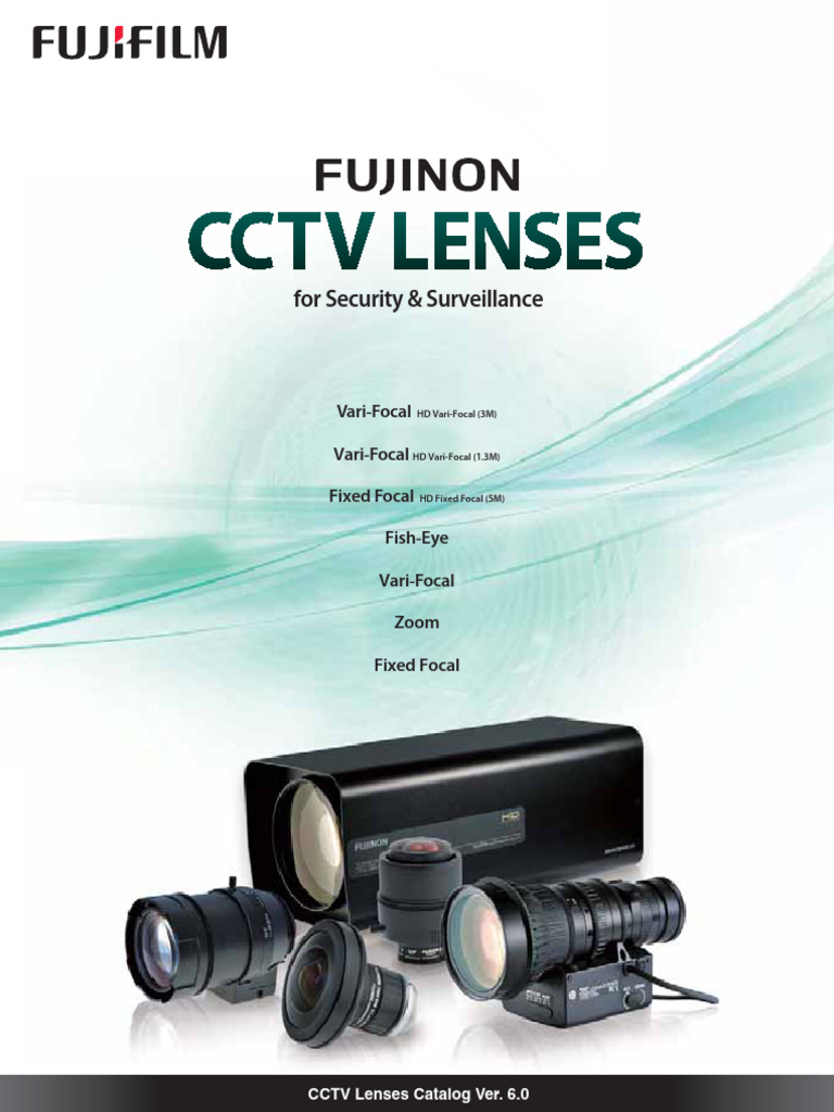 CCTV Lenses Catalog for Security Systems | PDF | Camera Lens | Zoom Lens