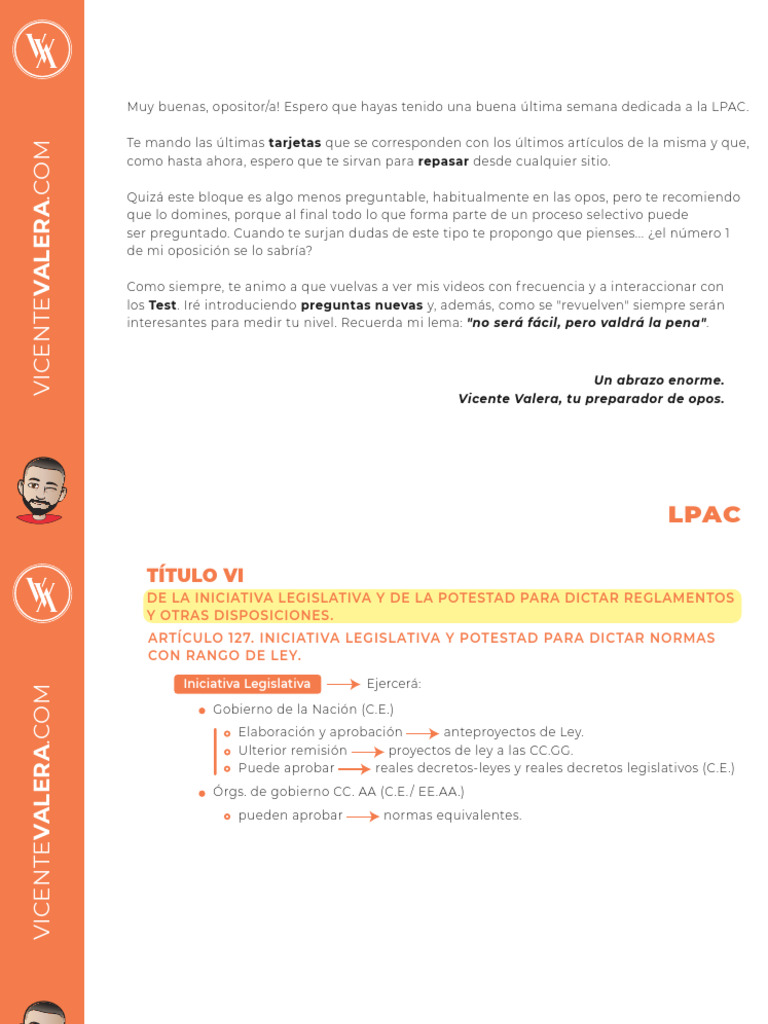 Artículos 127-133 LPAC | PDF | Regulación | Justicia