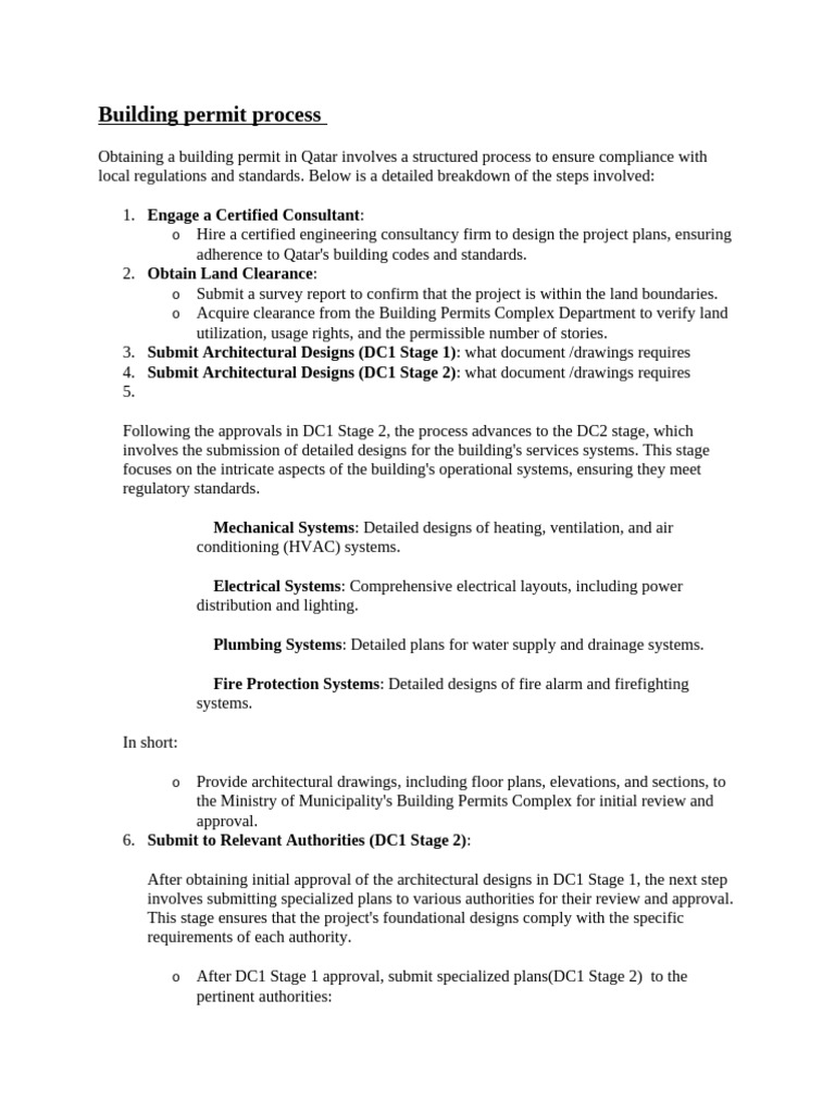 Building Permit Process Points | PDF | Building Code | Fire Safety