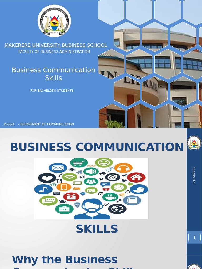 Business Communication Skills Course Guide | PDF | Communication ...