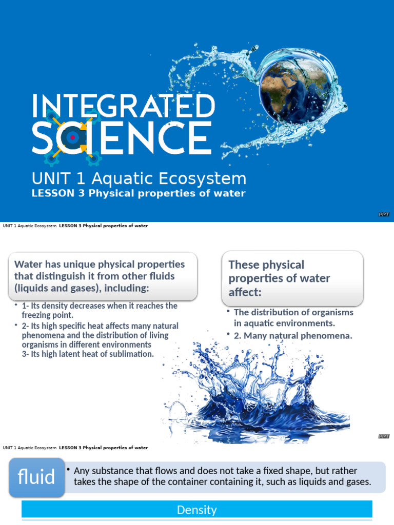 G10 U1 L3 | PDF | Water | Density